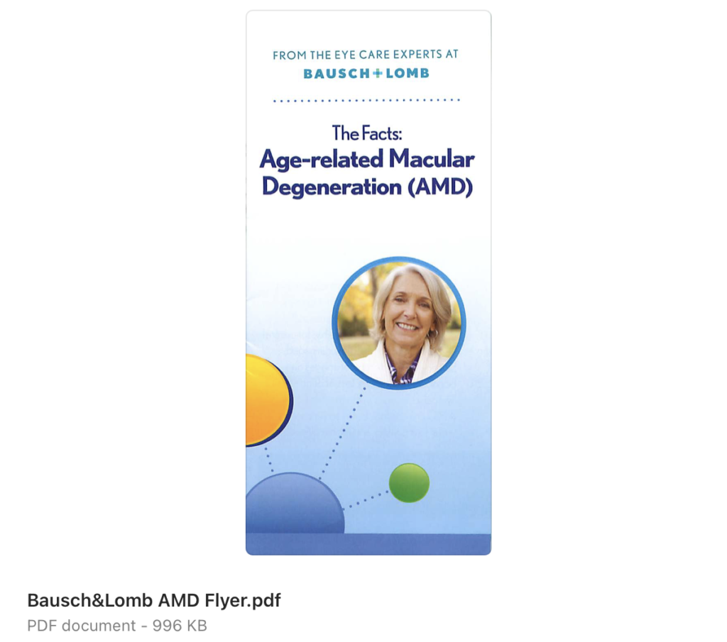 Medication Brochures – Retina Orange County