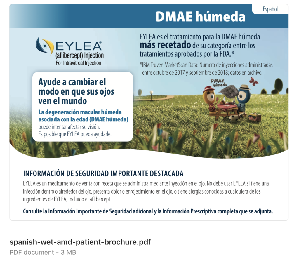 Medication Brochures – Retina Orange County
