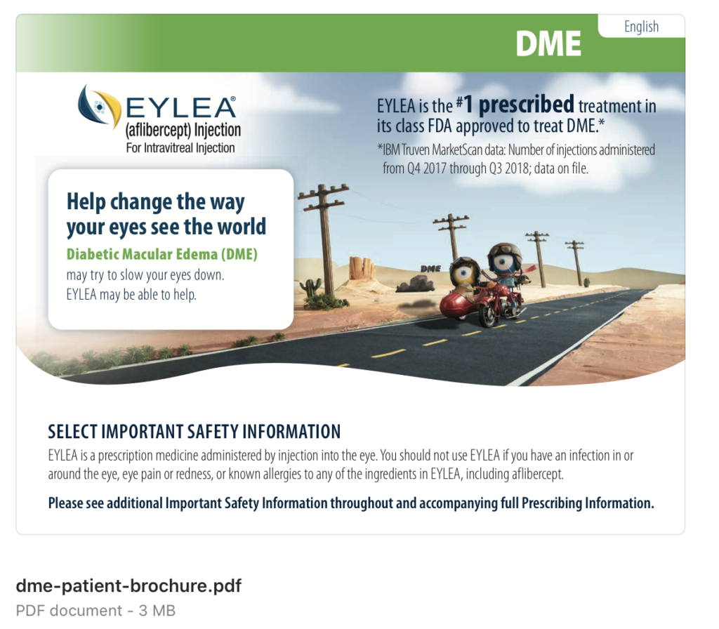 Medication Brochures – Retina Orange County