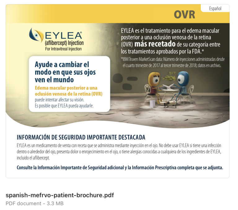 Medication Brochures – Retina Orange County