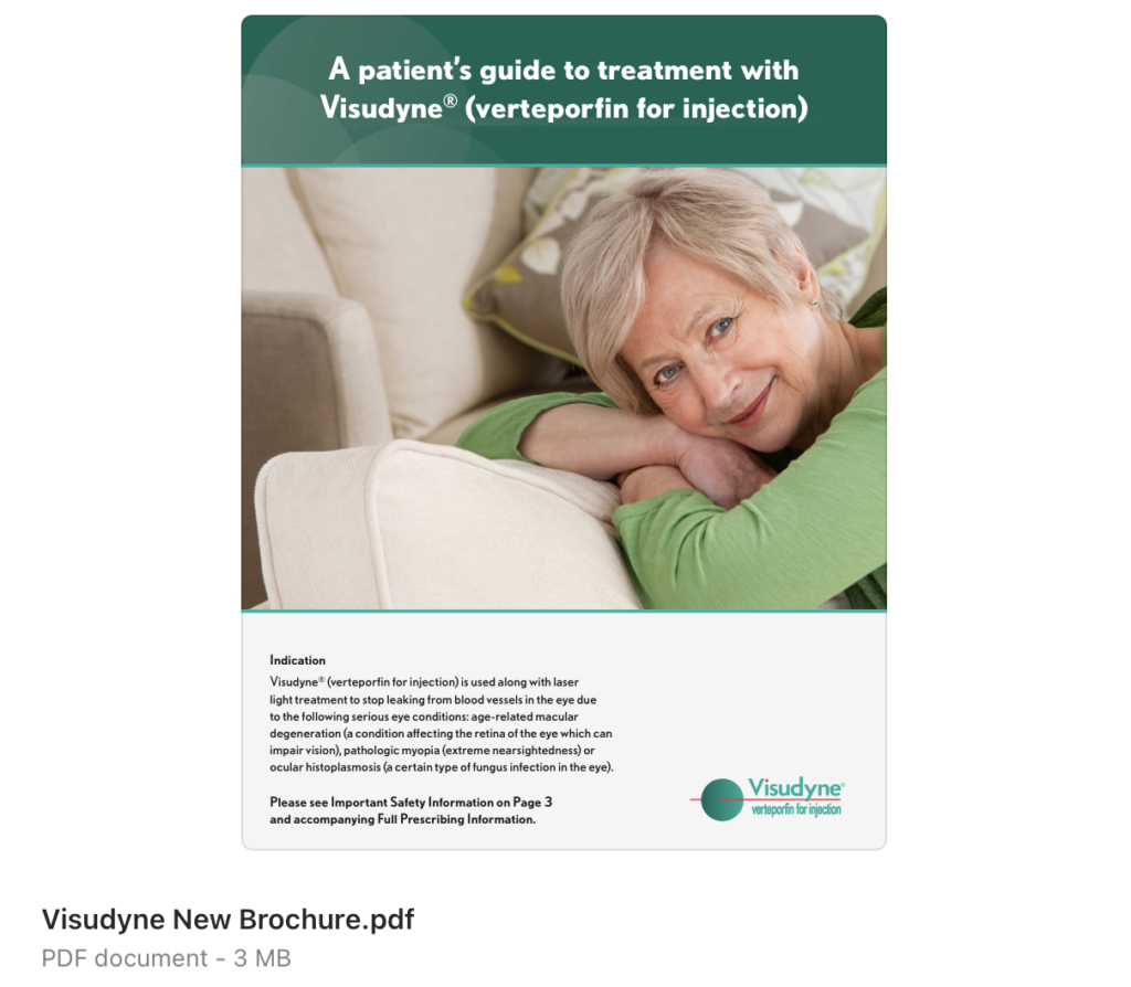 Medication Brochures – Retina Orange County