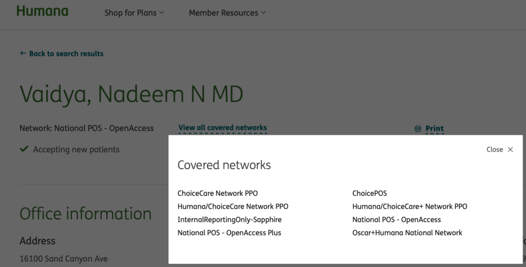 Open Letter to Humana – Retina Orange County