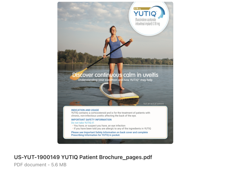 Medication Brochures – Retina Orange County